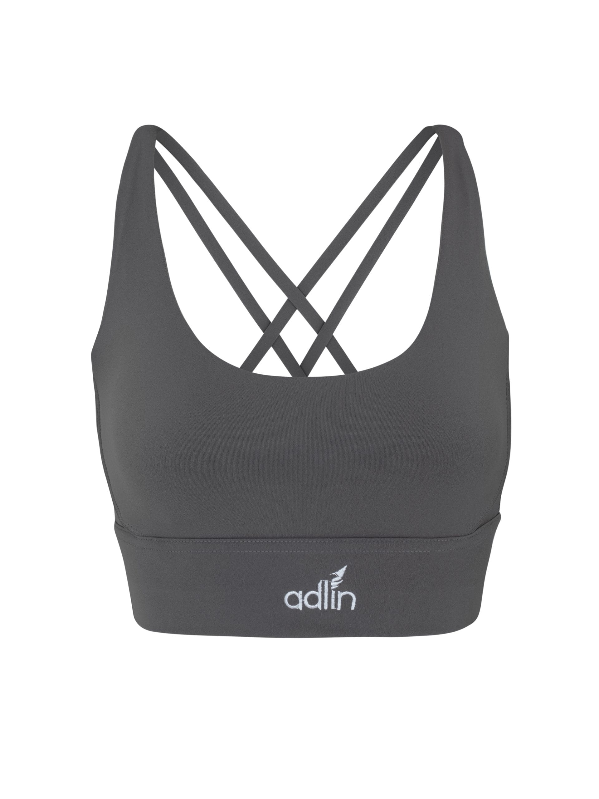 טופ YOGA אפור עמוק - Adlin